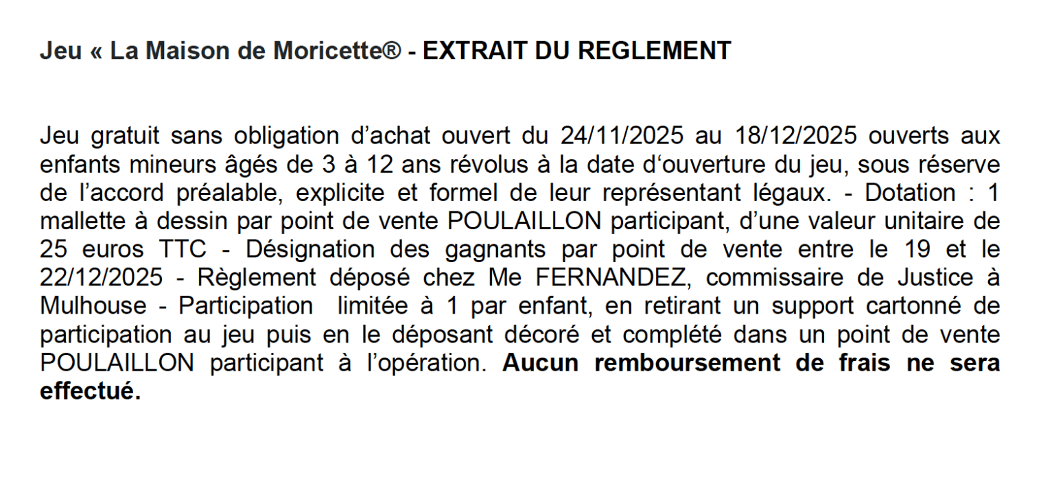 Règlement jeu concours de dessin